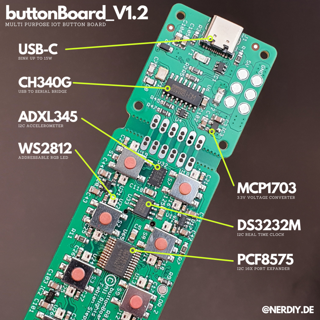 HowTo: Build PCB - ButtonBoard PCB V1.2 - nerdiy.de - DIY, electronics ...