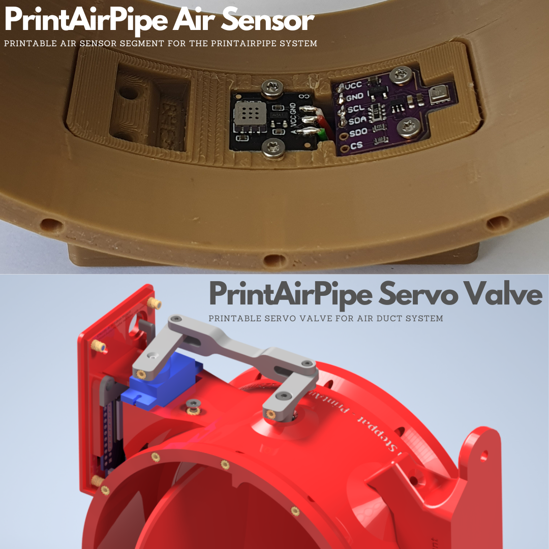 PrintAirPipe - 125 Aktor & Sensor Set