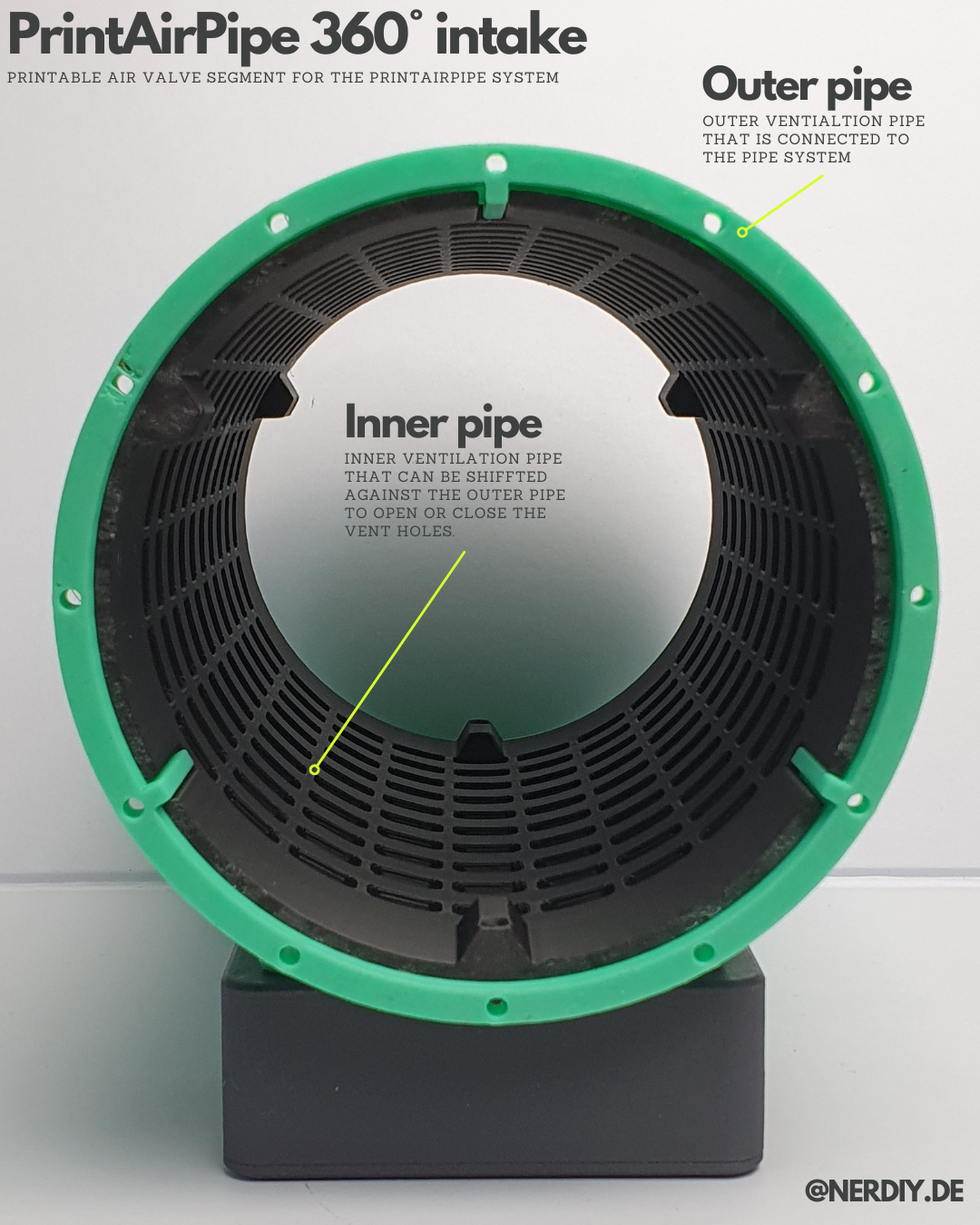 PrintAirPipe - 360° Intake Segment